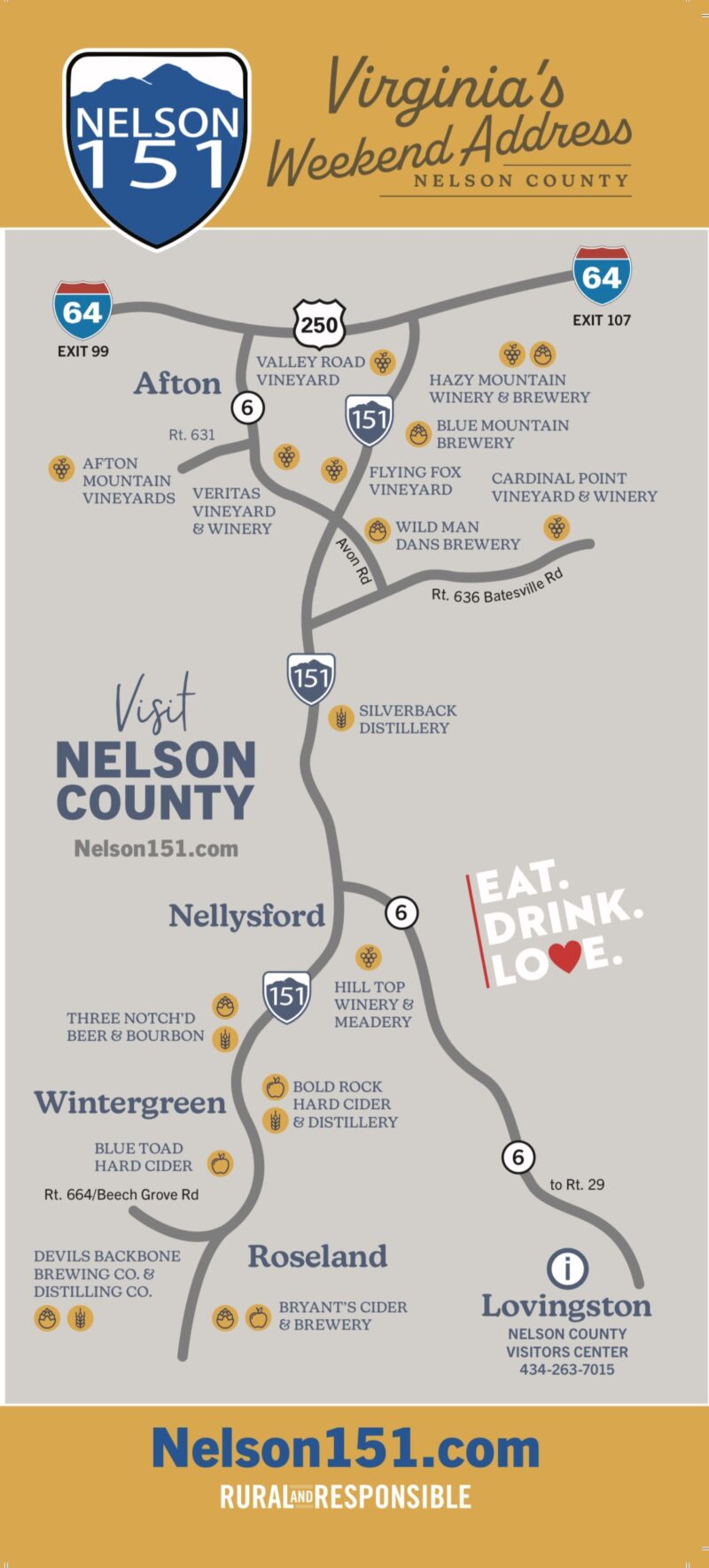 Virginia Craft Beverage Trail: 7 Wineries, 5 Breweries, 3 Cideries and ...